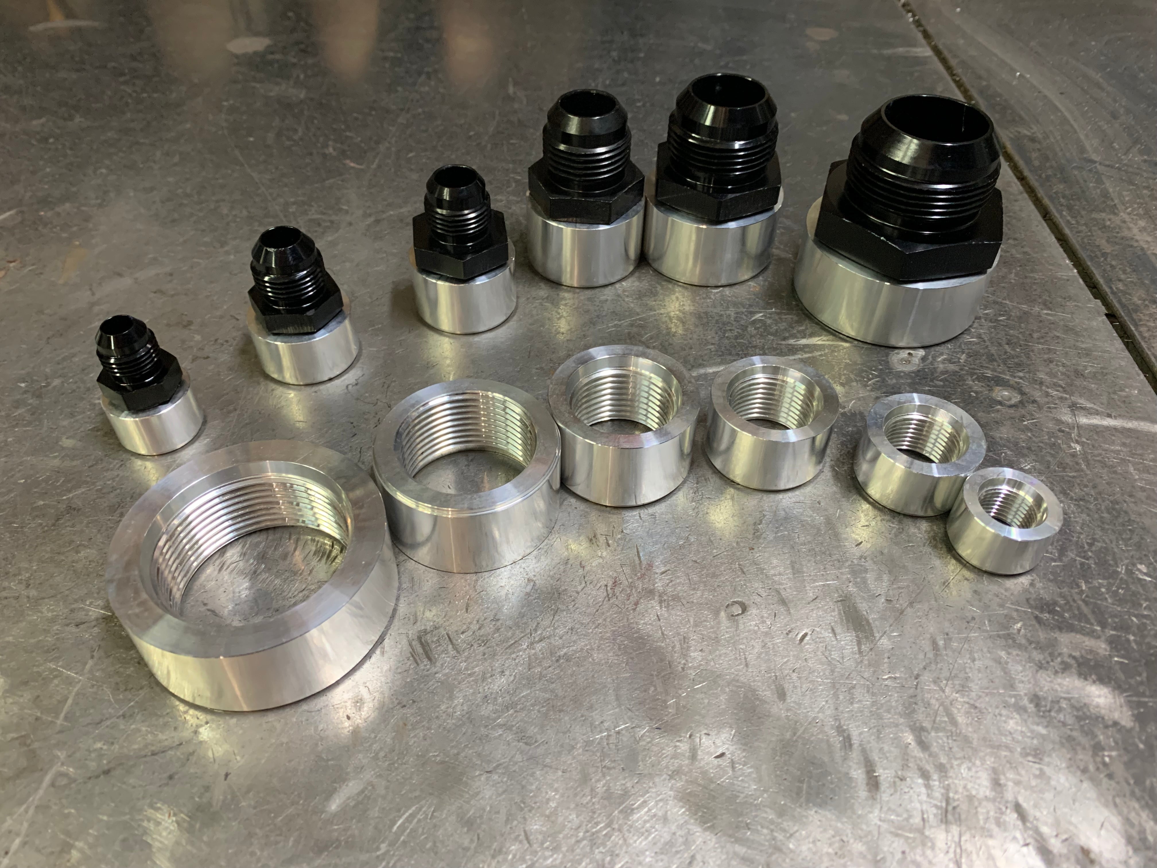 SAE ORB Weld On Bungs Aluminum